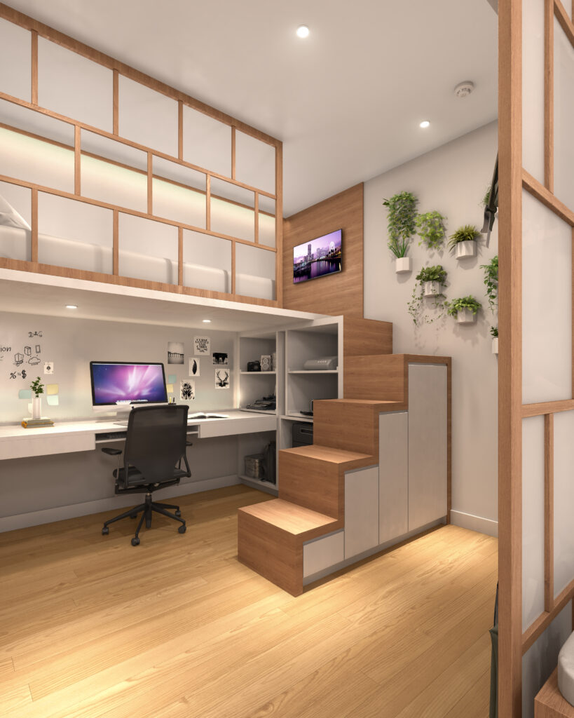 CH Home Office & Loft Bed - ElementAire Design